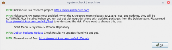 systemcheck - Security Check Application
