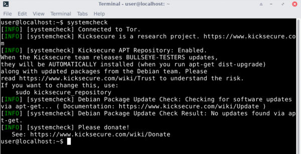 systemcheck - Security Check Application
