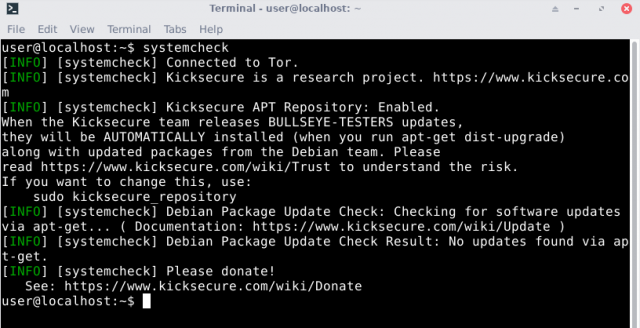 systemcheck - Security Check Application