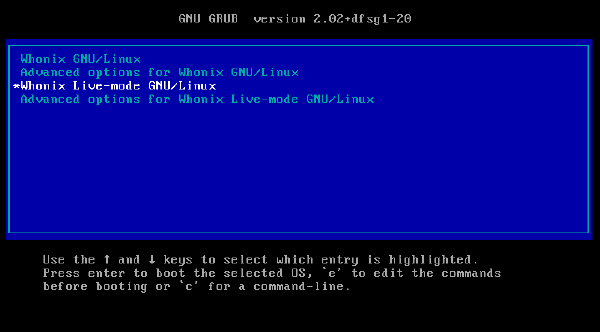 grub-live - boot an existing Host OS or VM into Live Mode