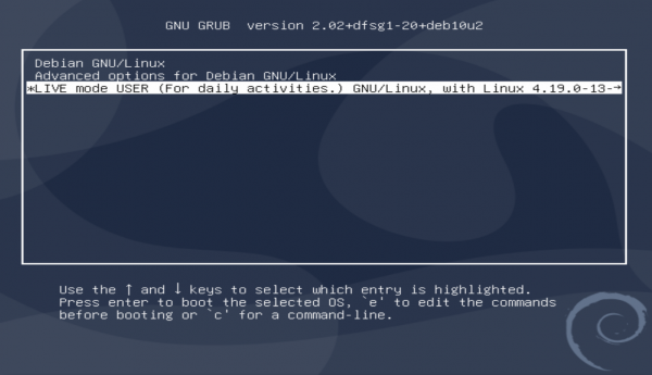 grub-live - boot an existing Host OS or VM into Live Mode